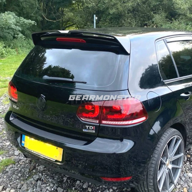 FOR VW GOLF Mk6 Tsi Tdi Oettinger Style Gloss Black Boot Roof Spoiler ...