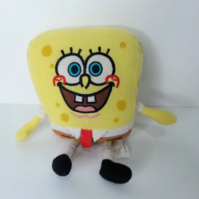 SPONGEBOB SQUAREPANTS PLUSH Stuffed Animal Happy Nickelodeon Nanco 8" W ...