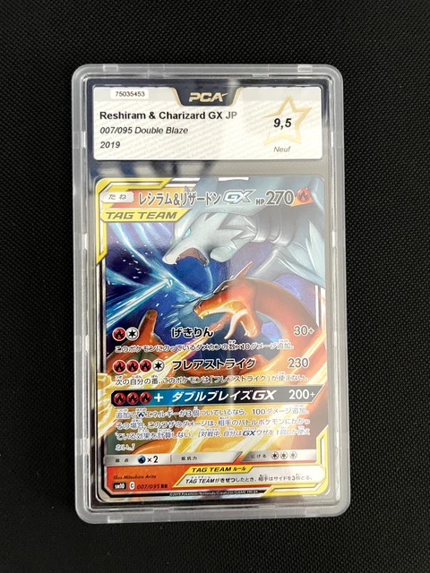 CARTE POKÉMON RESHIRAM Charizard GX tag team 007/095 Japanese PCA 9,5 EUR 35,00 - PicClick FR