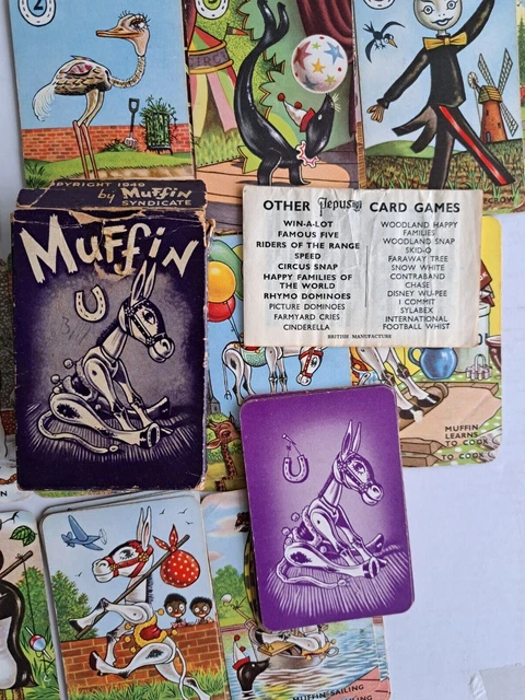 VINTAGE MUFFIN THE mule Playing Cards.Complete With Rules £14.95 ...