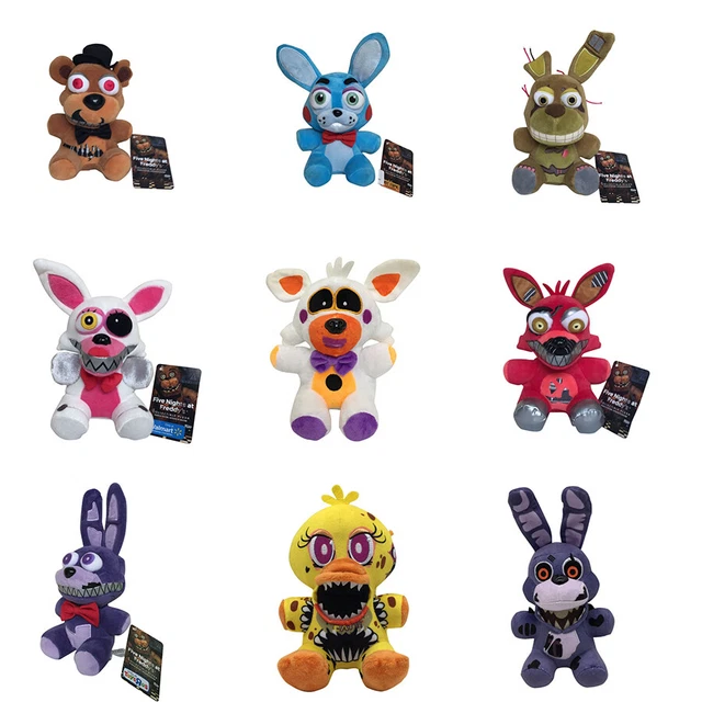 FNAF FIVE NIGHTS at Freddy's Sanshee Plushie Toy Plush Bear/Foxy Xmas ...