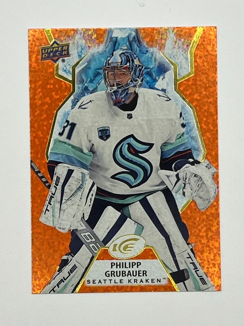 PHILIPP GRUBAUER 21-22 Ud Variante Orange Glace #80 Seattle Kraken EUR ...