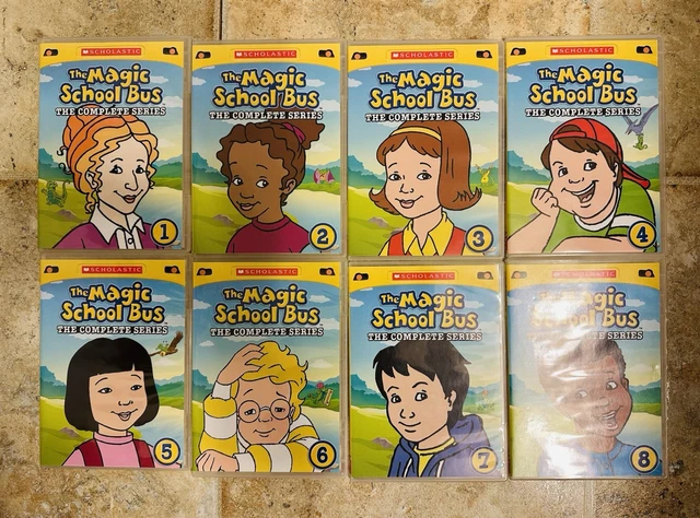 THE MAGIC SCHOOL Bus The Complete Series Collection 1-8 DVD 8-Disc Set ...
