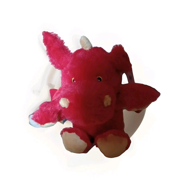 WILBERRY ECO CUDDLIES Molten Dragon Teddy Red WELSH Dragon soft toy ...