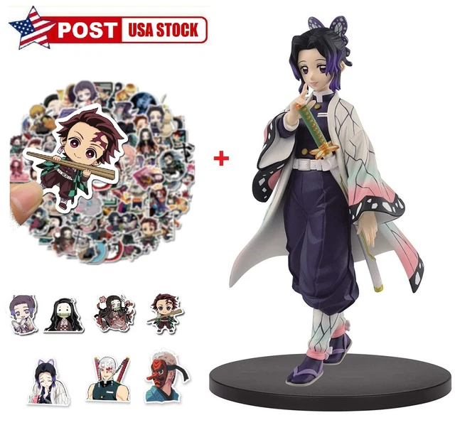 USA DEMON SLAYER Kimetsu no Yaiba Shinobu Kocho Action Figure & 50 ...