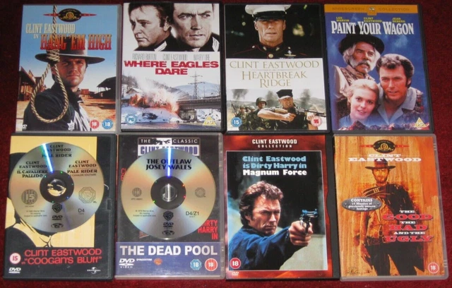 THE CLINT EASTWOOD Film Collection - DVD - Like N - 10 Films - 10 Discs ...