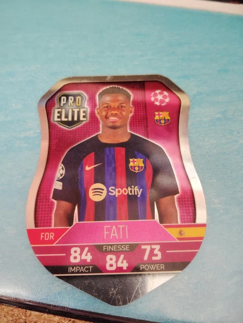 MATCH ATTAX 2022/2023 Ansu fati PRO ELITE CHROME EUR 3,00 - PicClick FR