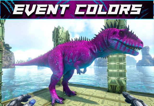 ARK SURVIVAL EVOLVED New Colors Carcharodontosaurus (Carcha) PS4/PS5 ...