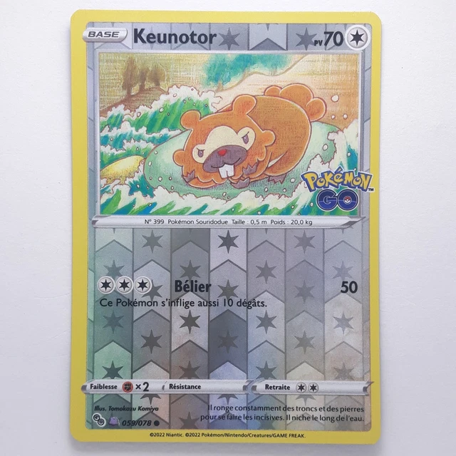 CARTE KEUNOTOR REVERSE 059/078 Métamorph 053/078 Pokémon Go Neuve + Toploader C EUR 8,00 ...