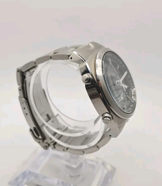 SEIKO SUS MILITARY Telemeter Black Alarm Chronograph 7T32-9000 - Short ...