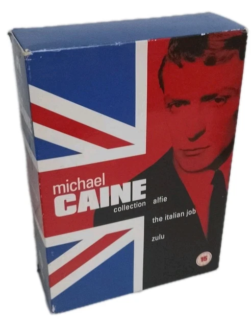 MICHAEL CAINE COLLECTION DVD Box Set 2004 Movie Alfie, The Italian Job ...