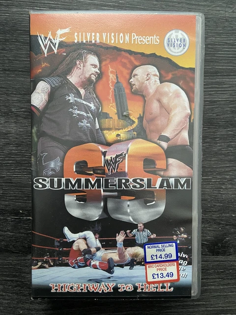 WWF - SUMMERSLAM 98 (VHS, 1998) WWE Wrestling Video Tape £6.99 ...