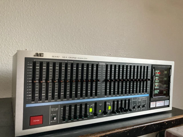 JVC SEA-R7 GRAPHIC Equalizer / BONNE CONDITION / FONCTIONNEMENT COMPLET ...