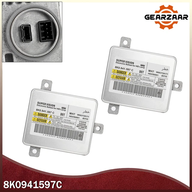 2X D3S VORSCHALTGERÄT Xenon Scheinwerfer 8k0941597 Für Audi A3 A4 A6 Q5 ...
