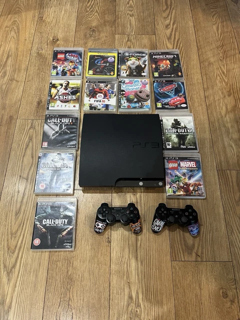 SONY PLAYSTATION 3 PS3 Slim 120gb 13x games - READ DESCRIPTION £52.68 ...