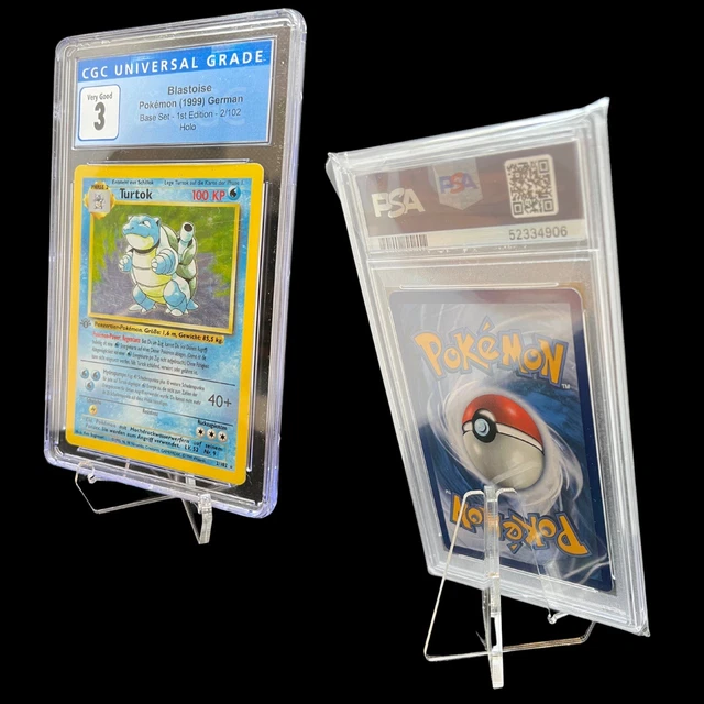 POKEMON: GRADED CARD Display Stand - Acrylic - PSA, CGC, GetGraded ...