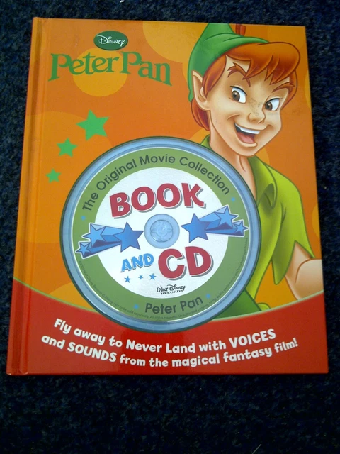 DISNEY PETER PAN Hardback Book And CD 2009 £6.00 - PicClick UK