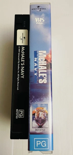MCHALE'S NAVY TOM Arnold VHS Video Cassette PAL PG 1999 Clear Small Box ...