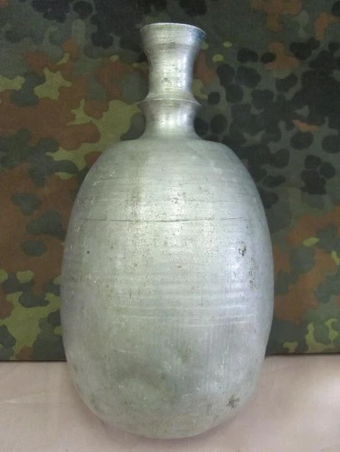 WW2 ORIGINAL GERMAN Wehrmacht Aluminum Canteen Factory Unfinished Rare ...