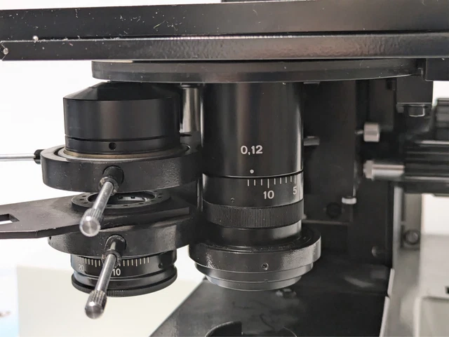 CARL ZEISS JENA Jenaval Mikroskop + 5 Objektive + Vergrößerungswechsler ...