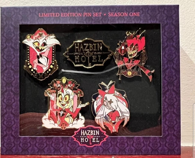 HAZBIN HOTEL LIMITED Edition Pin Set Season One Vivziepop Sold Out ...
