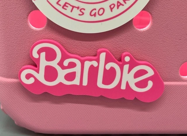BARBIE LOGO BOGG Bit-Barbie Logo Bogg Charm-New! £8.70 - PicClick UK
