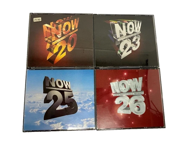 NOW THAT'S WHAT I Call Music! CD Bundle x4 CDs 20, 23, 25 +26 | D52 G84 ...