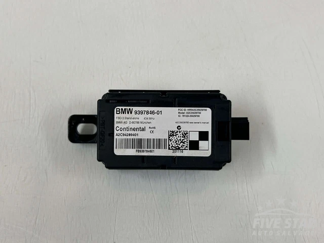 BMW 3 SERIES Radio Head Unit Remote Control 2017 Saloon 4/5dr 9397846 ...