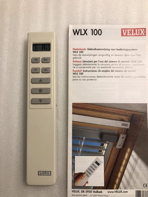 TELECOMANDO VELUX WLR 100 50 01 GGL GGU WLI 130 WLC100 infrarosso EUR ...