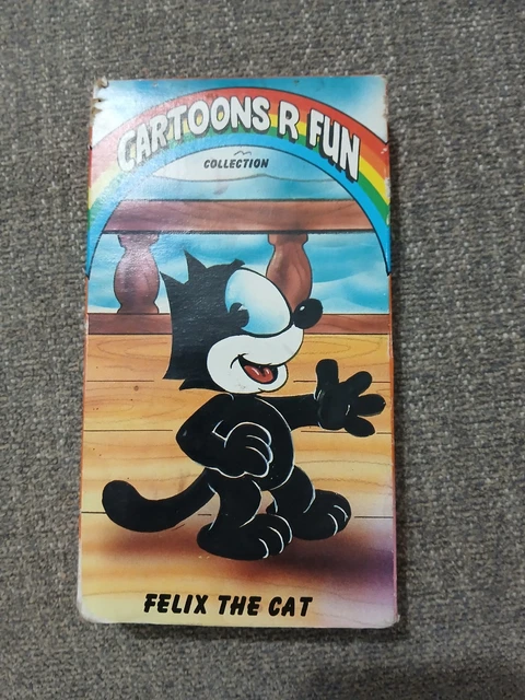 VINTAGE 1989 CARTOONS R Fun Felix The Cat (VHS Tape Rare Collector's ...
