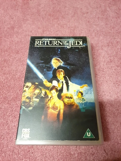RETURN OF THE Jedi Star Wars VHS CBS FOX 1983/89 £10.00 - PicClick UK