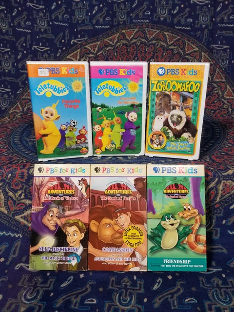 PBS KIDS VHS Lot - Teletubbies, Zoboomafoo, Book of Virtues £4.92 ...