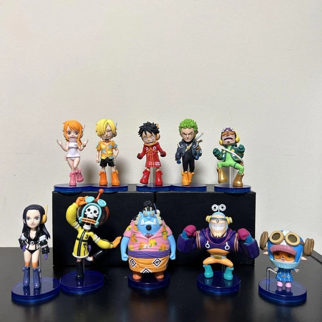 LOT ONE PIECE Figurine World Collectable Egghead Luffy Zoro Nami Sanji ...