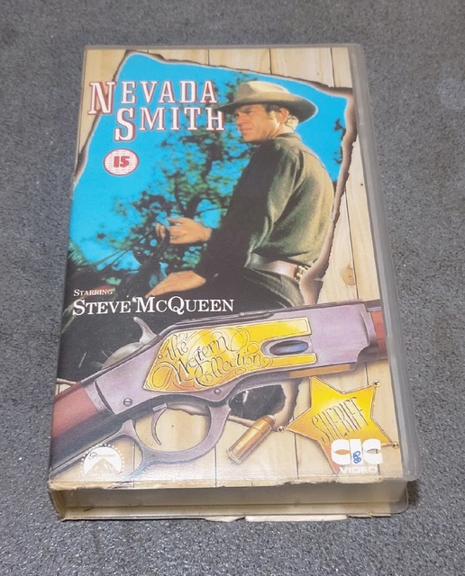 VINTAGE NEVADA SMITH Western Themed Vhs Video With Steve Mcqueen 1965 £ ...