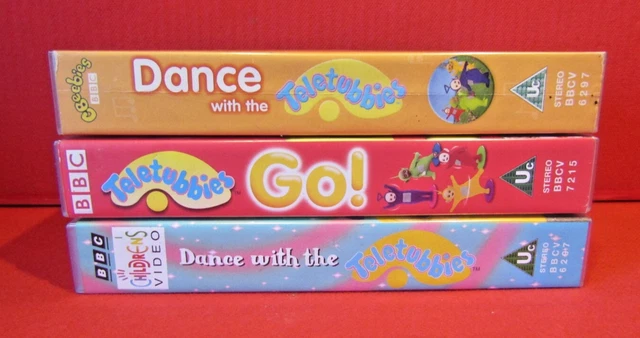 TELETUBBIES GO! DANCE With The Teletubbies 3 VHS Video Tapes BBC ...