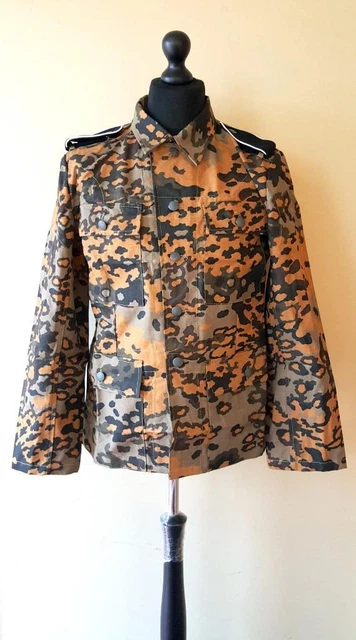 WW2 GERMAN ELITE Oak Leaf camo M43 Uniform set Autumn S-XXL £65.00 ...