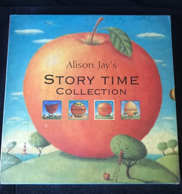 ALISON JAY'S BOX Set A Childs First Alphabet Counting Farm Families ...