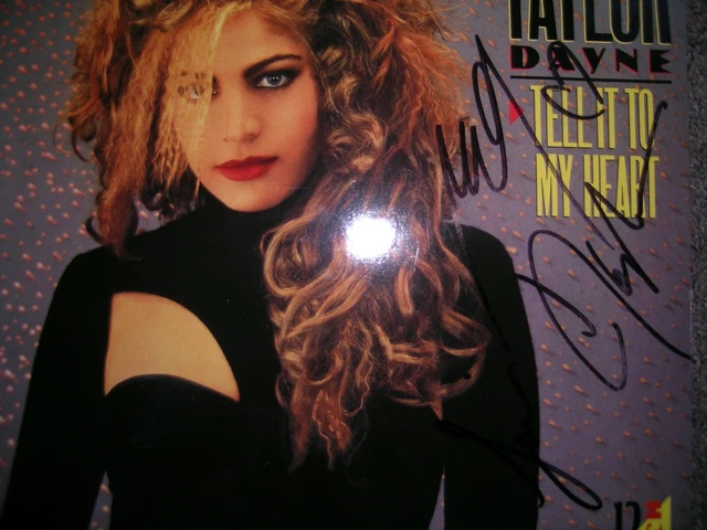AUTOGRAPH ORIGINAL SIGNED de la Chanteuse TAYLOR DAYNE sur Pochette LP ...