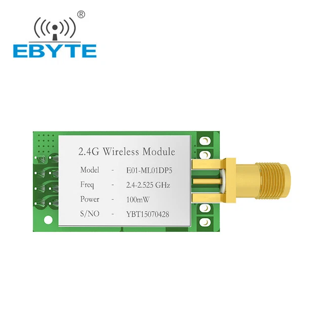 NRF24L01P E01-ML01DP5 2.4GHZ nRF24L01 PA LNA RF Wireless Transceiver RF ...