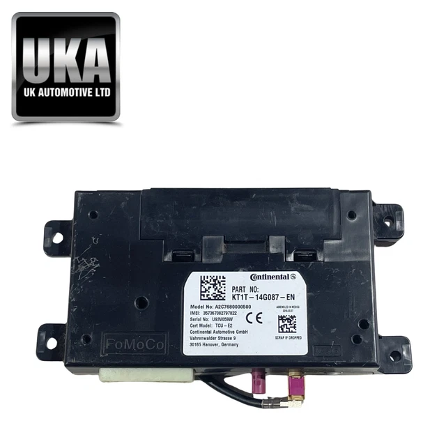 BT MODULE KT1T-14G087-EN Ford Transit Custom Mk8 Bluetooth Ecu 2018 ...