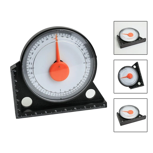 LEVEL GAUGE RULER Horizontal Slope Protractor Angle Measuring ...