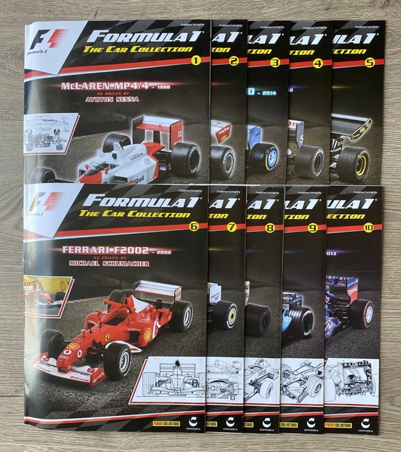 PANINI F1 CAR Collection Specification Magazines Issues 1-10 £10.00 ...