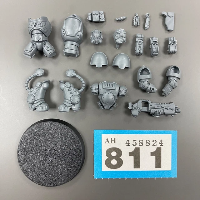 SPACE MARINE SCOUT Heavy Gunner Heavy Bolter Kill Team Warhammer 40K ...