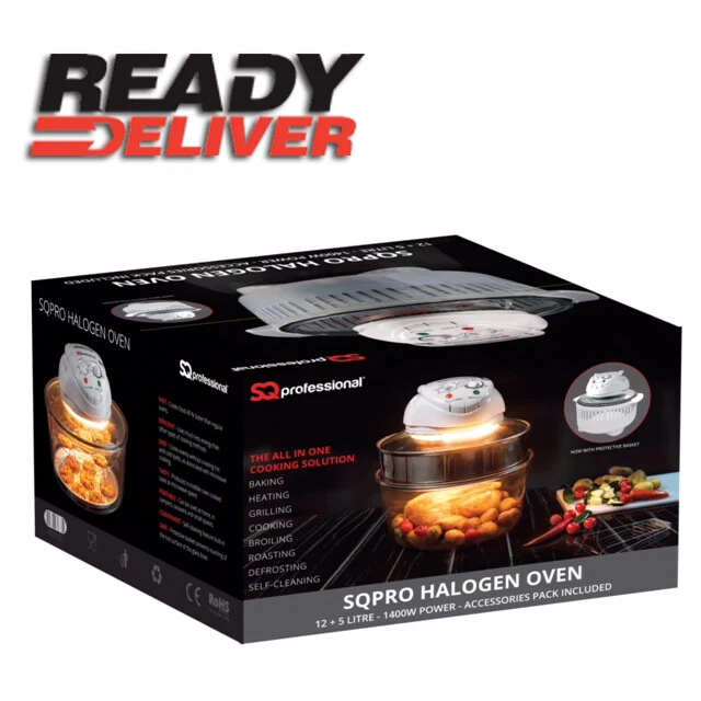 LARGE HALOGEN CONVECTION Oven Multi-function Cooker Low Fat Fryer ...