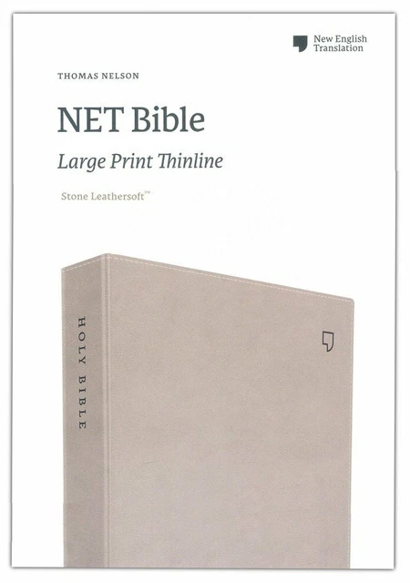 THOMAS NELSON - NET Bible Large Print Thinline *FREE P&P* £19.99 ...