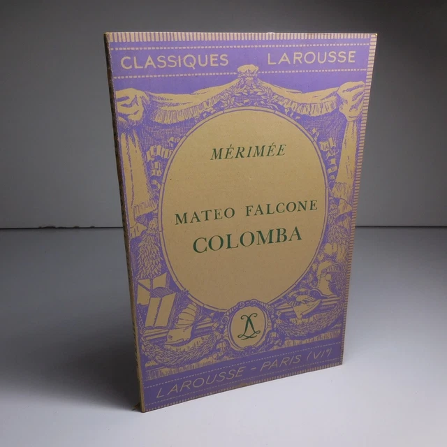 MÉRIMÉE 1938 MATEO FALCONE & COLOMBA literature poetry Larousse France ...