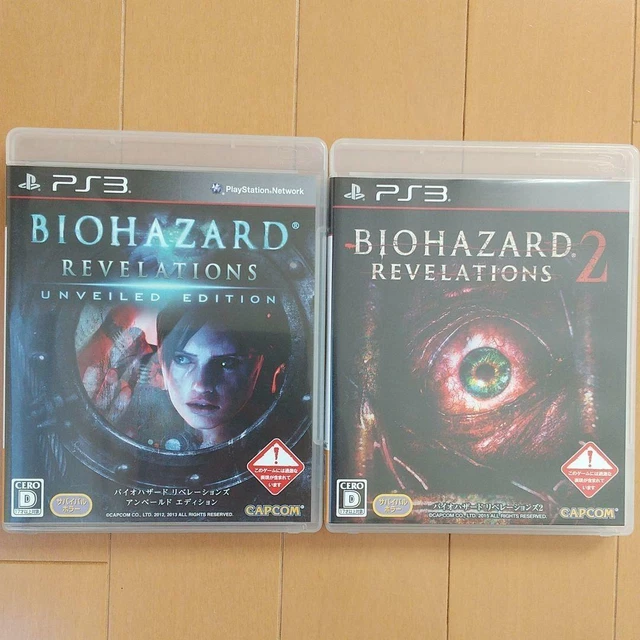 BIOHAZARD RESIDENT EVIL REVELATIONS Unveiled Edition & 2 Set PS3 Japanische Ver EUR 55,09 ...
