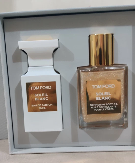 TOM FORD PRIVATE Blend Soleil Blanc Set 50ml EDP+45ml Shimmering Body ...
