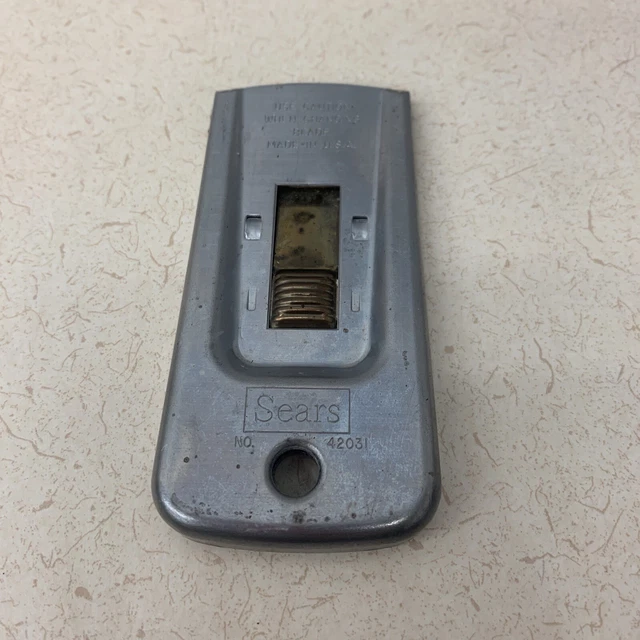 VINTAGE SEARS RAZOR Blade Scraper Single Edge Blade No. 42031 USA Rare ...