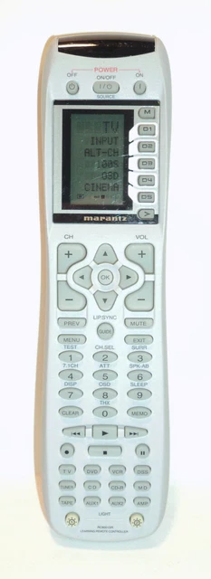 GENUINE MARANTZ RC8001SR Learning REMOTE CONTROL for SR7001 SR8001 AV ...